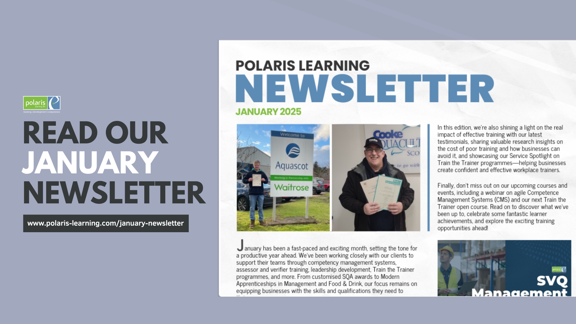 January Newsletter – Polaris Learning