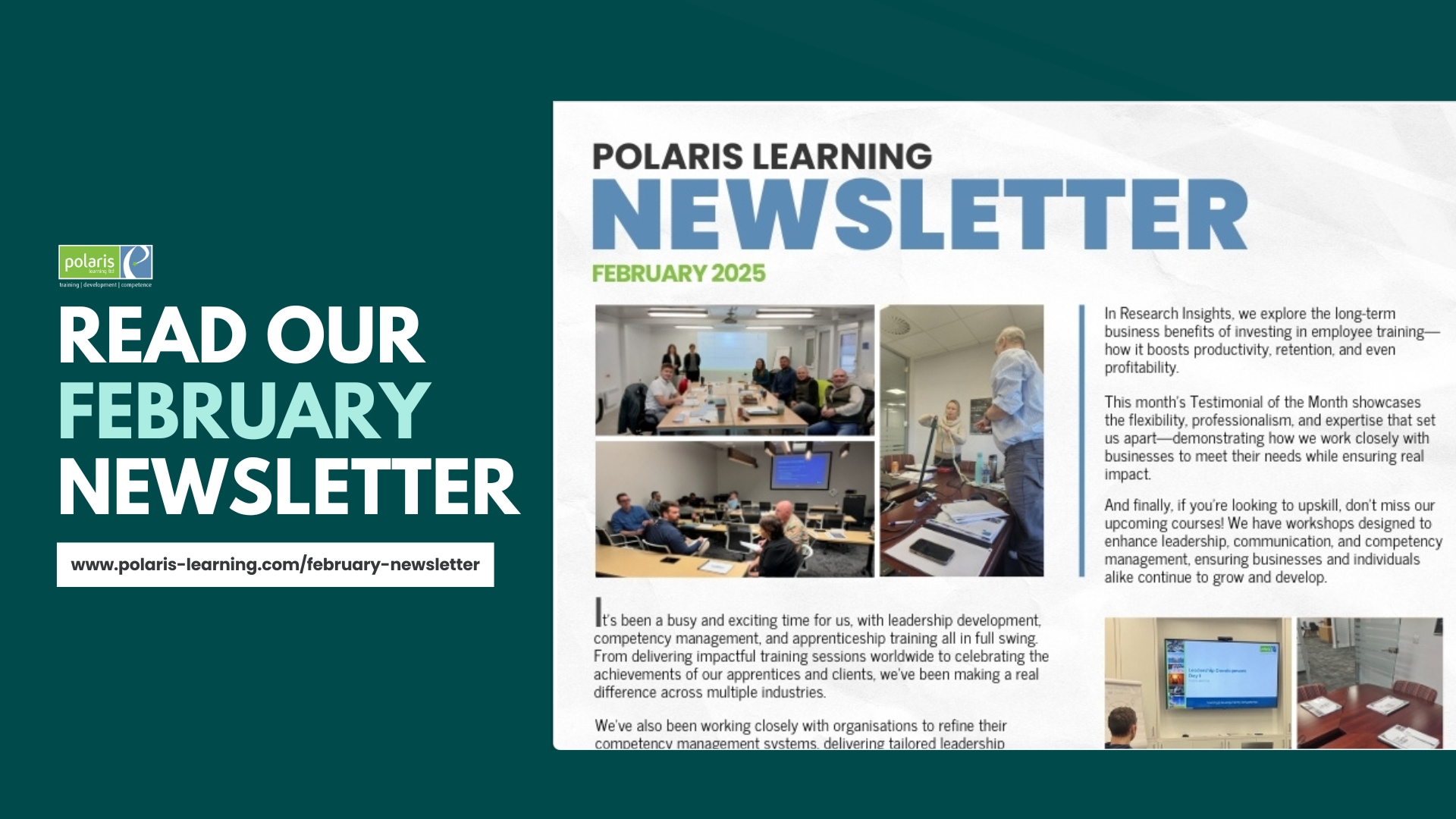 February Newsletter – Polaris Learning
